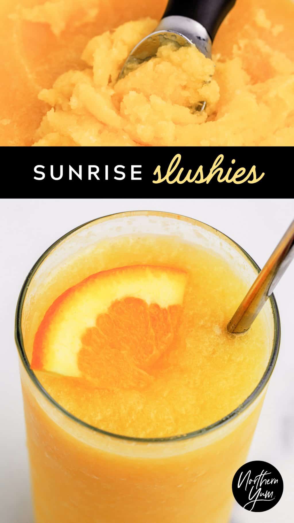Sunrise Slush: Frozen Citrus Slush (Make With or Without Alcohol!)