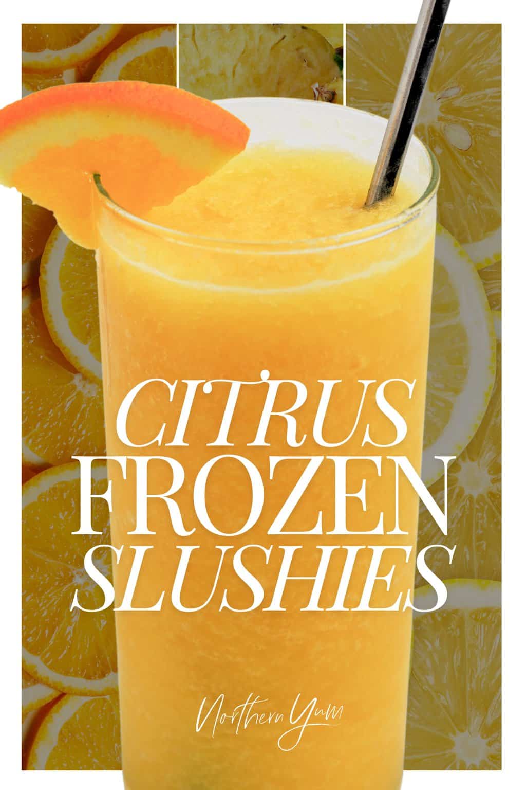 Sunrise Slush: Frozen Citrus Slush (Make With or Without Alcohol!)
