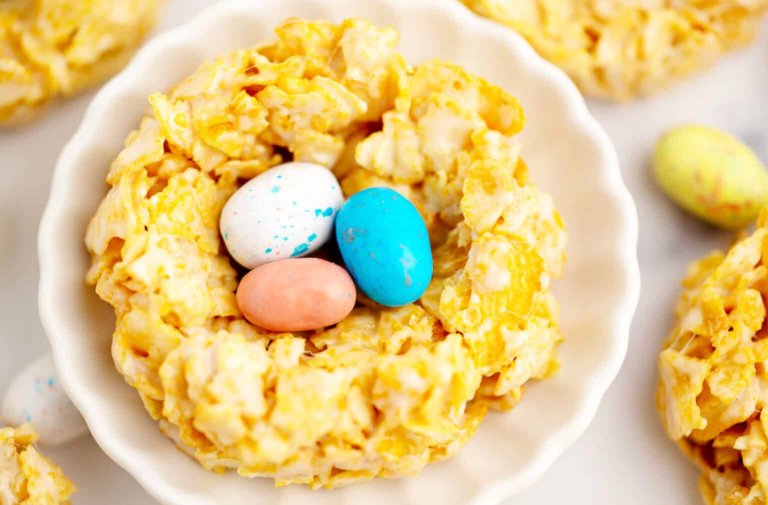 Birds Nest Corn Flake Easter Treats (So Cute & Easy to Make!)