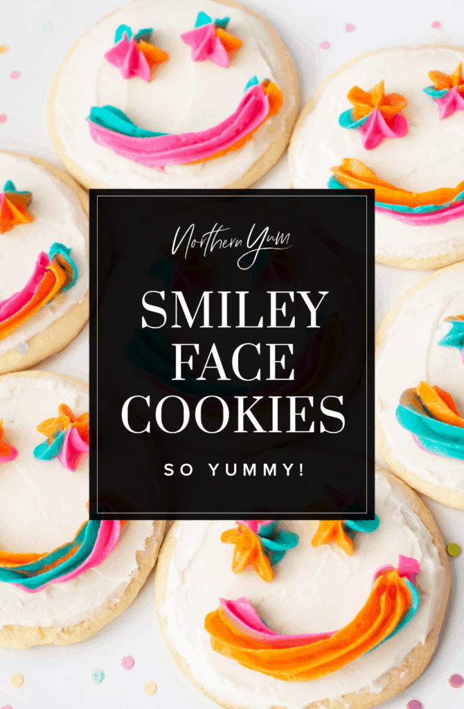 Smiley Face Cookies - Frosted Sugar Cookie Recipe