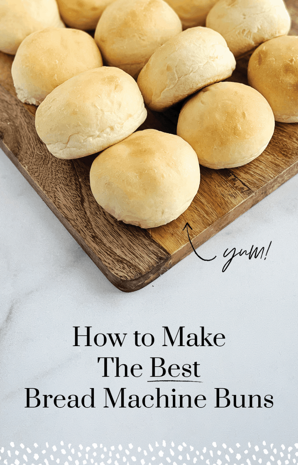 How to Make the Best Bread Machine Buns | Northern Yum