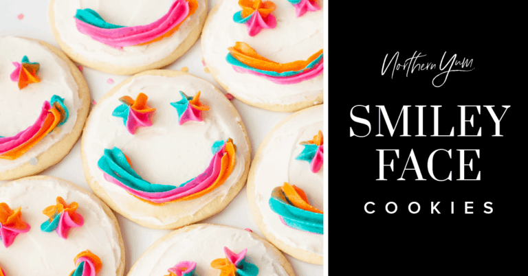 Smiley Face Cookies - Frosted Sugar Cookie Recipe