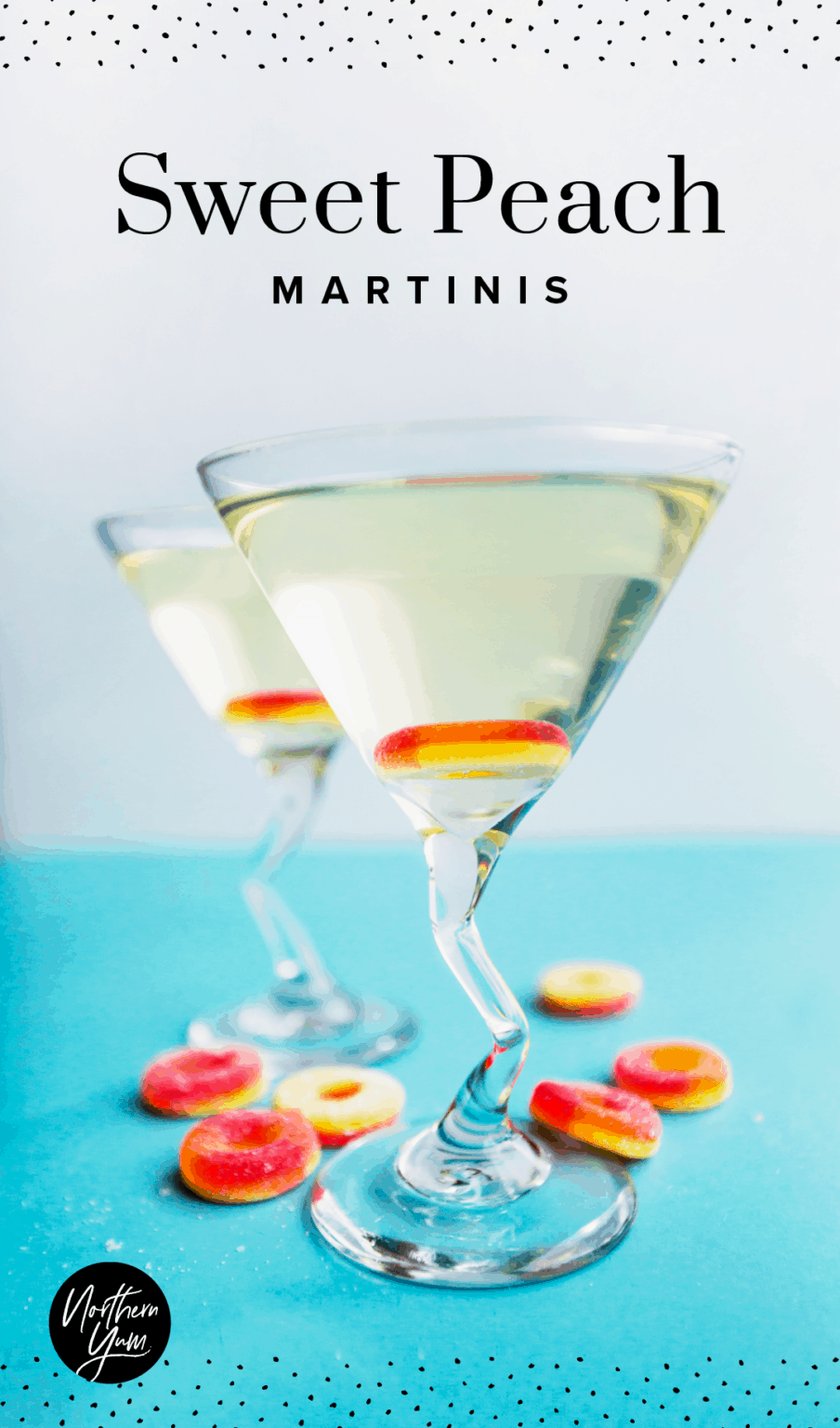 Sweet Peach Martini Recipe with 3 Ingredients - Northern Yum