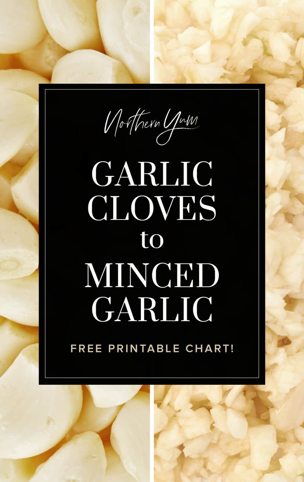 How Much Minced Garlic Equals a Clove? (+ Free Printable Chart!)