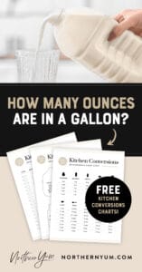 How Many Ounces in a Gallon? (+ Free Printable Cheat Sheets!)