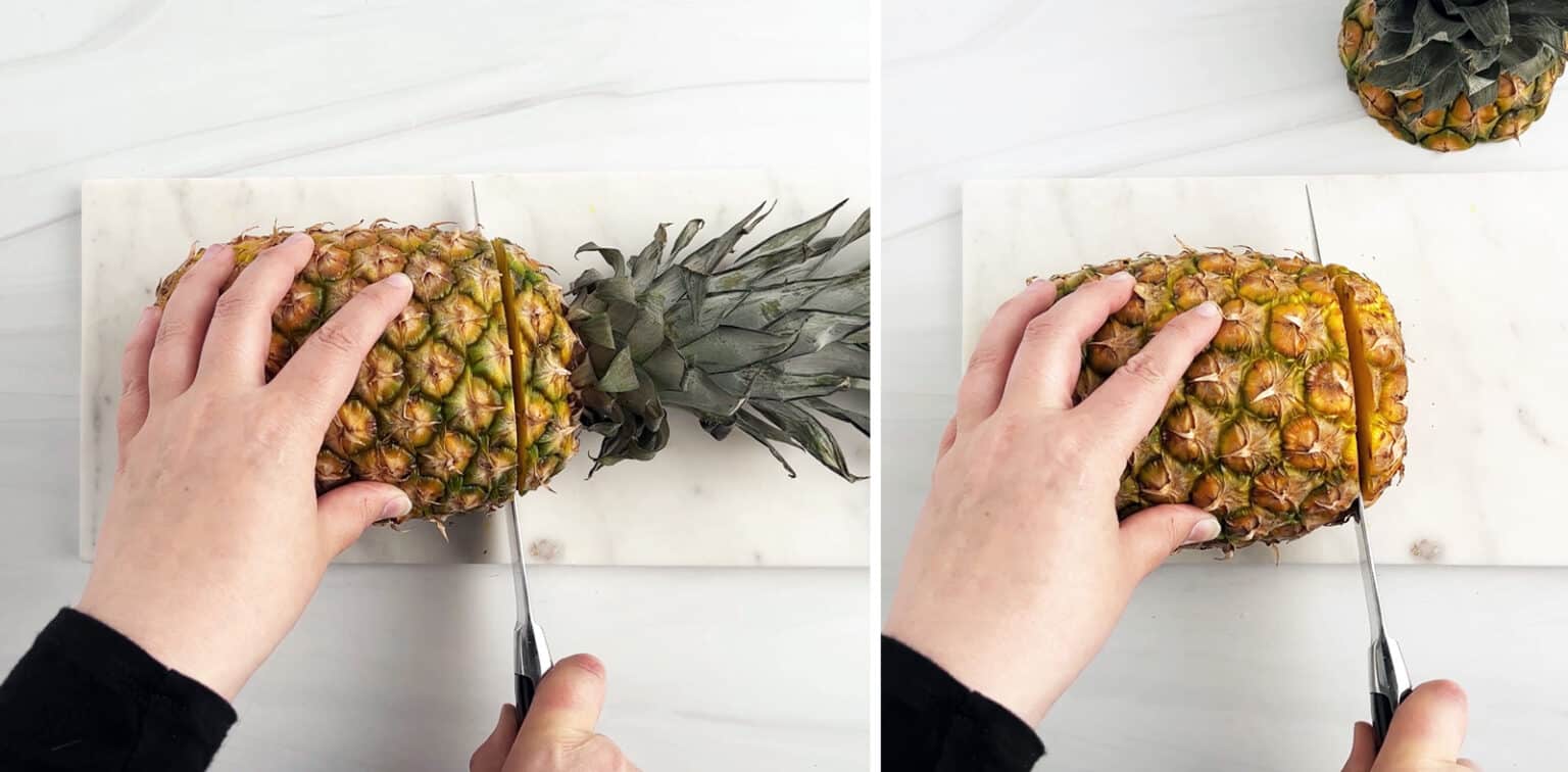 How to Cut Pineapple Rings (in Minutes!) - Step-by-Step w/ Video!