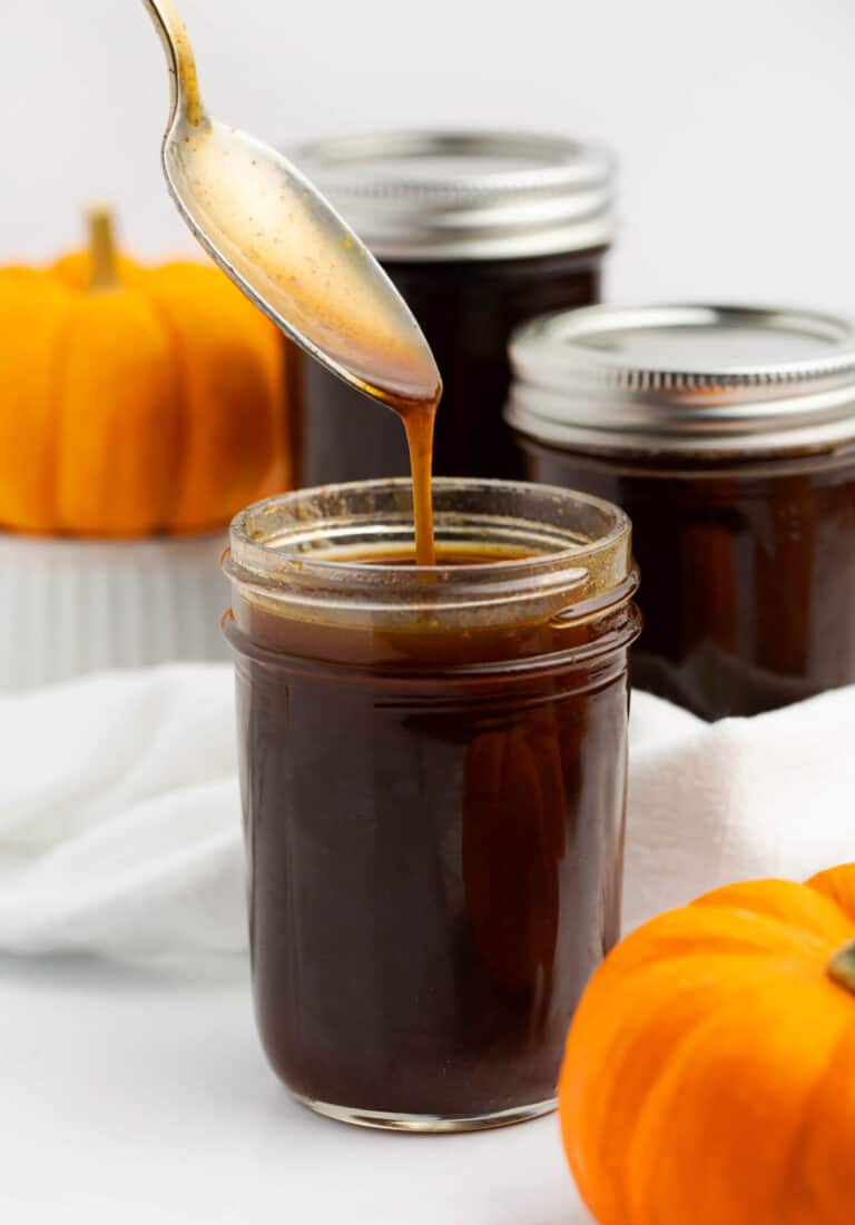 Easy Pumpkin Spice Syrup (6 Ingredients + 20 Minutes!)