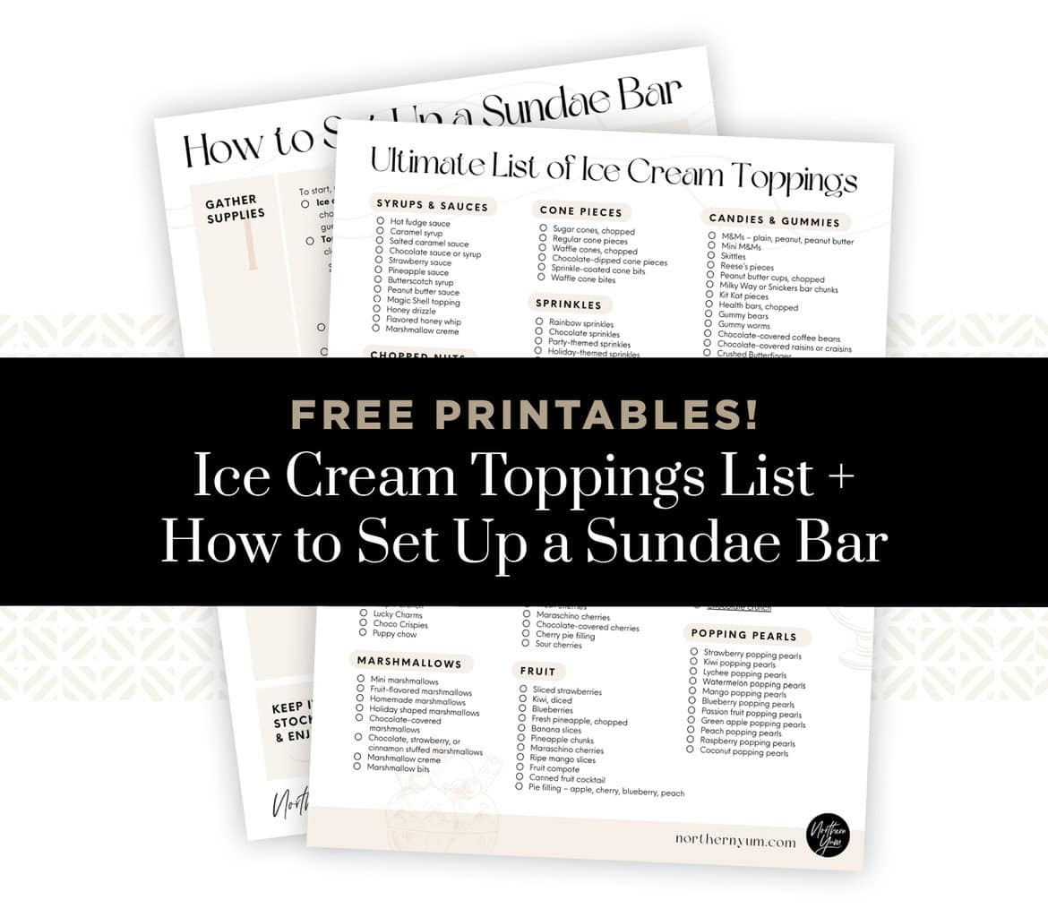 101+ Irresistible Ice Cream Toppings - (Perfect for a Sundae Bar!)