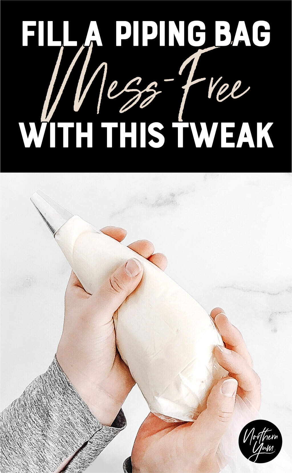 Fill a Piping Bag Mess-Free With This One Simple Trick