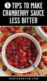 5 Easy Tips to Make Cranberry Sauce Less Bitter