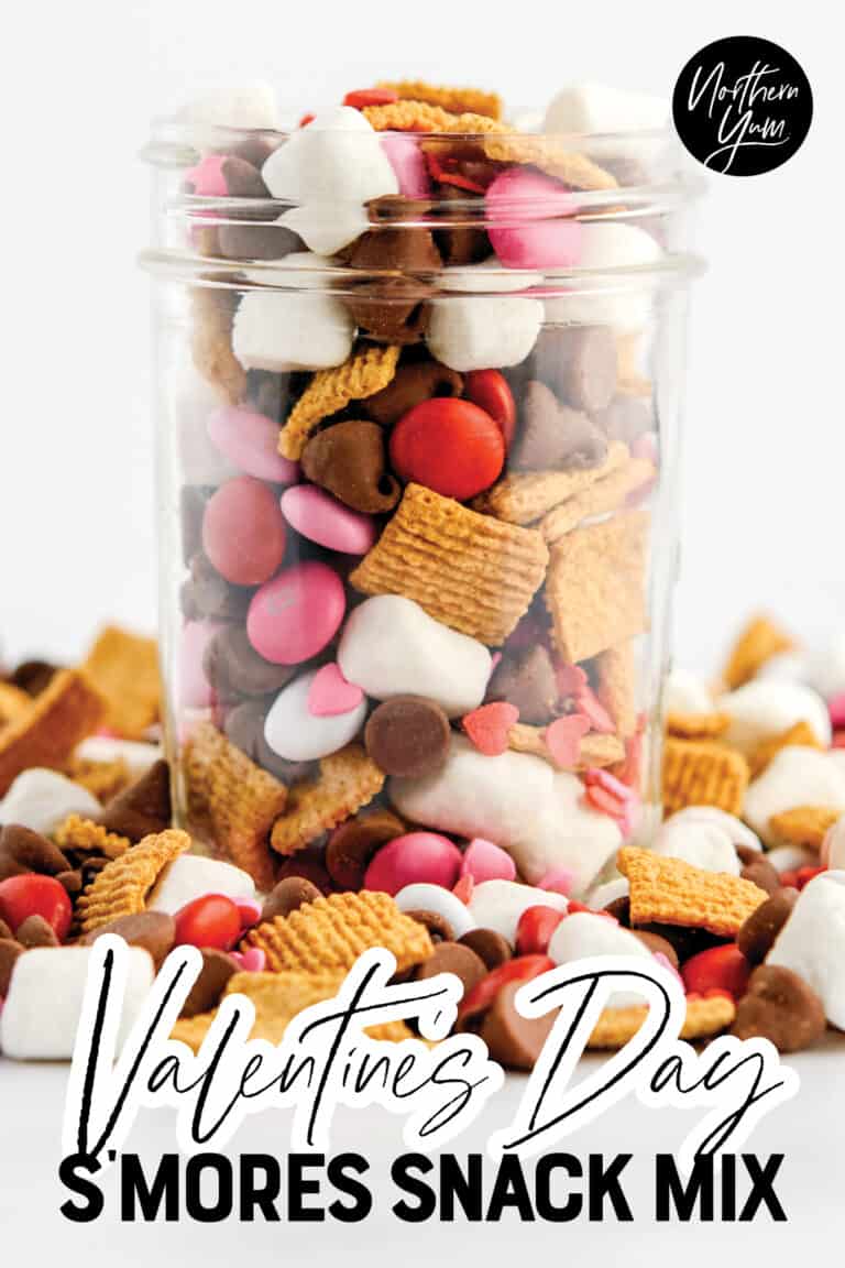 Valentine's S'mores Snack Mix (Easy Party Treat!)