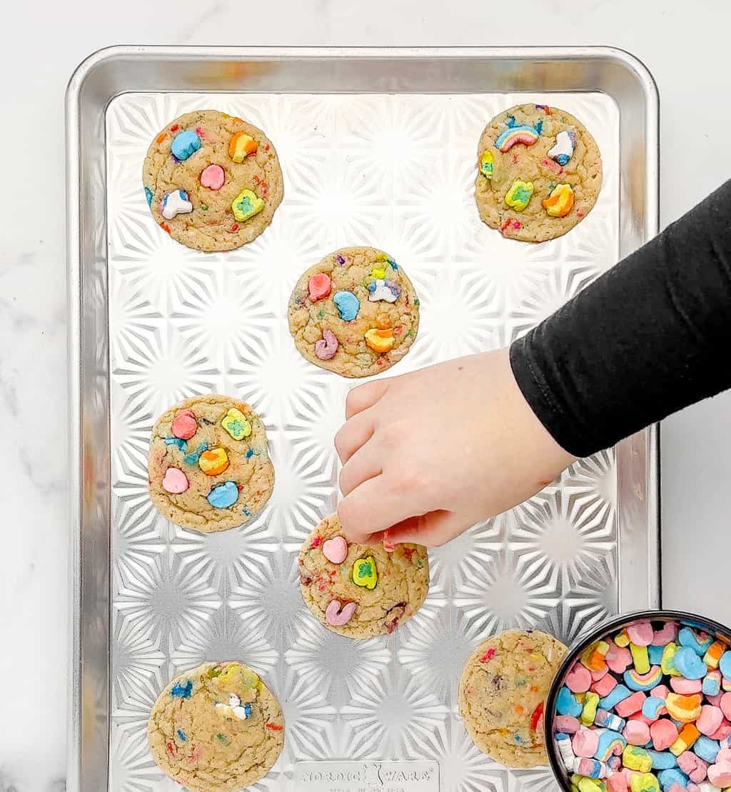 Lucky Charms Cookies (Perfect Treat for St. Patrick's Day!)