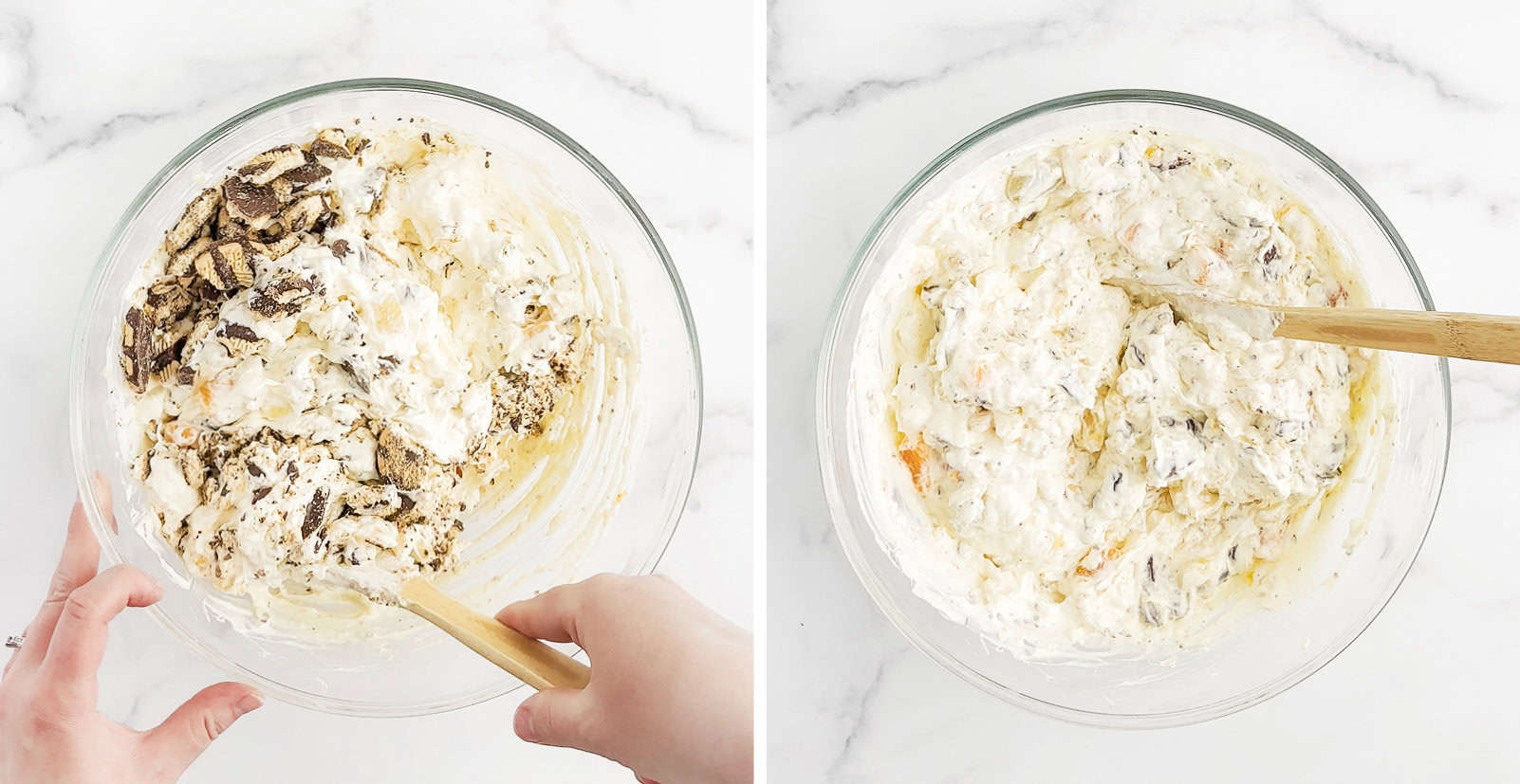 Fudge Striped Cookie Salad - A Nostalgic Treat - Northern Yum