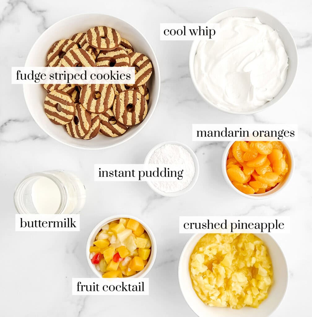 Fudge Striped Cookie Salad - A Nostalgic Treat - Northern Yum