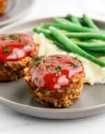 Mini Meatloaf in Muffin Tin Cups - Quick & Delicious Meal!