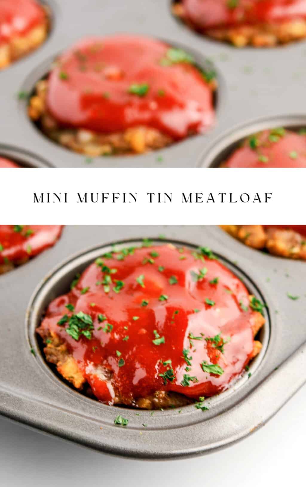 Mini Meatloaf in Muffin Tin Cups - Quick & Delicious Meal!