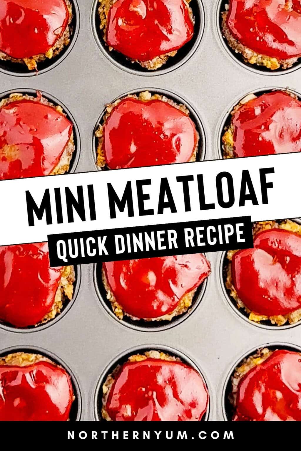 Mini Meatloaf in Muffin Tin Cups - Quick & Delicious Meal!