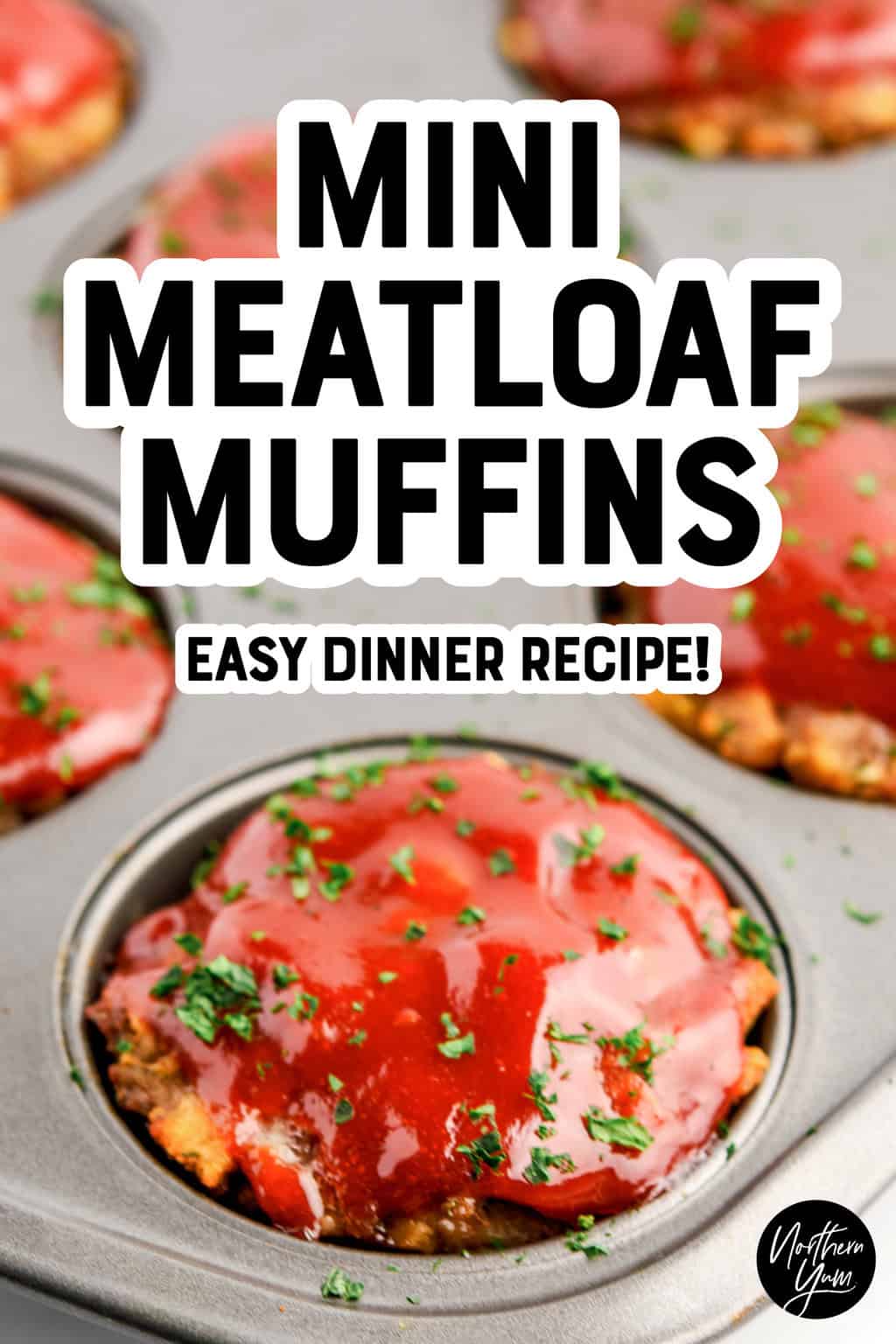Mini Meatloaf in Muffin Tin Cups - Quick & Delicious Meal!