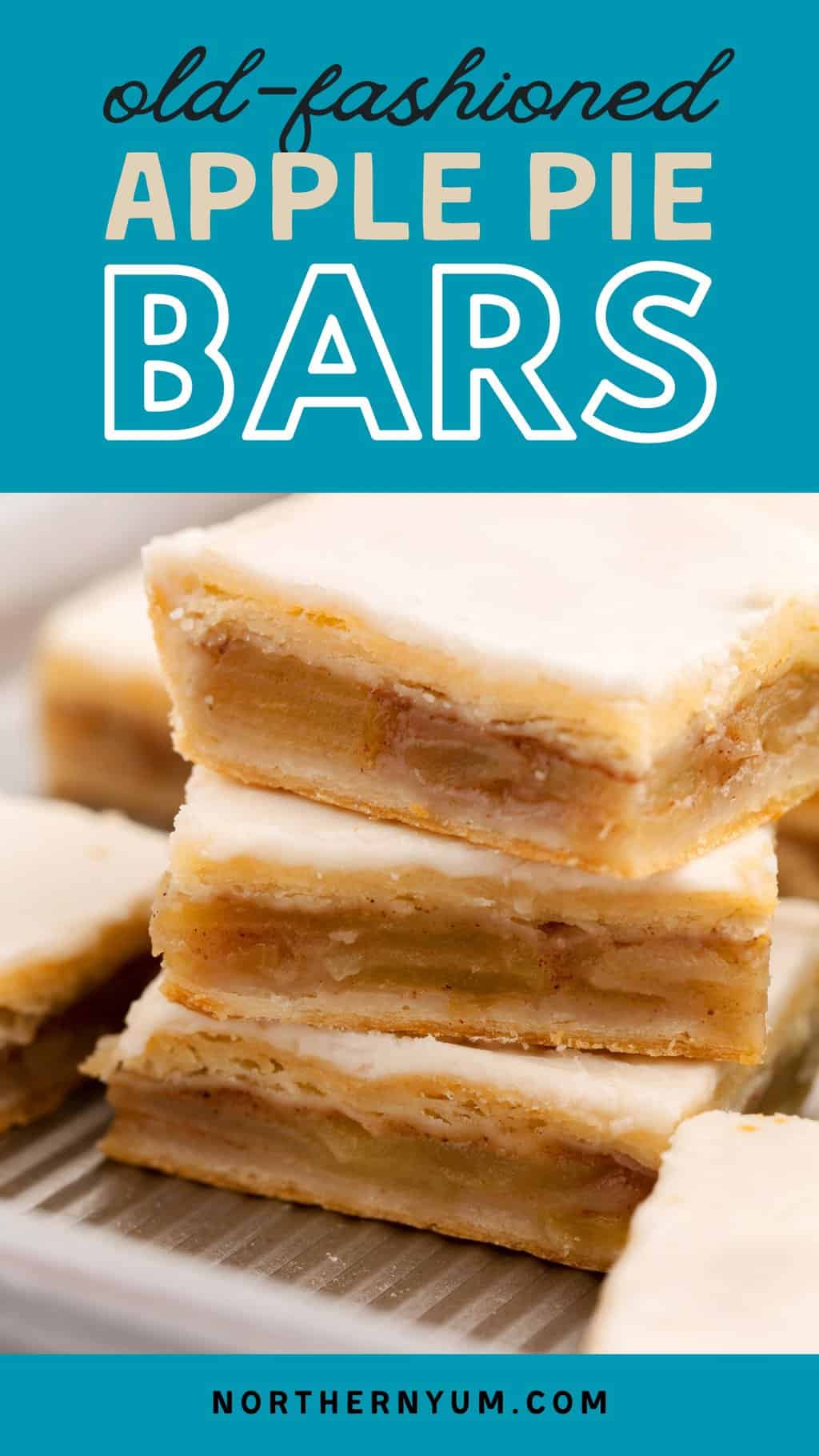 Frosted Apple Pie Bars (Buttery and Flaky) - Northern Yum