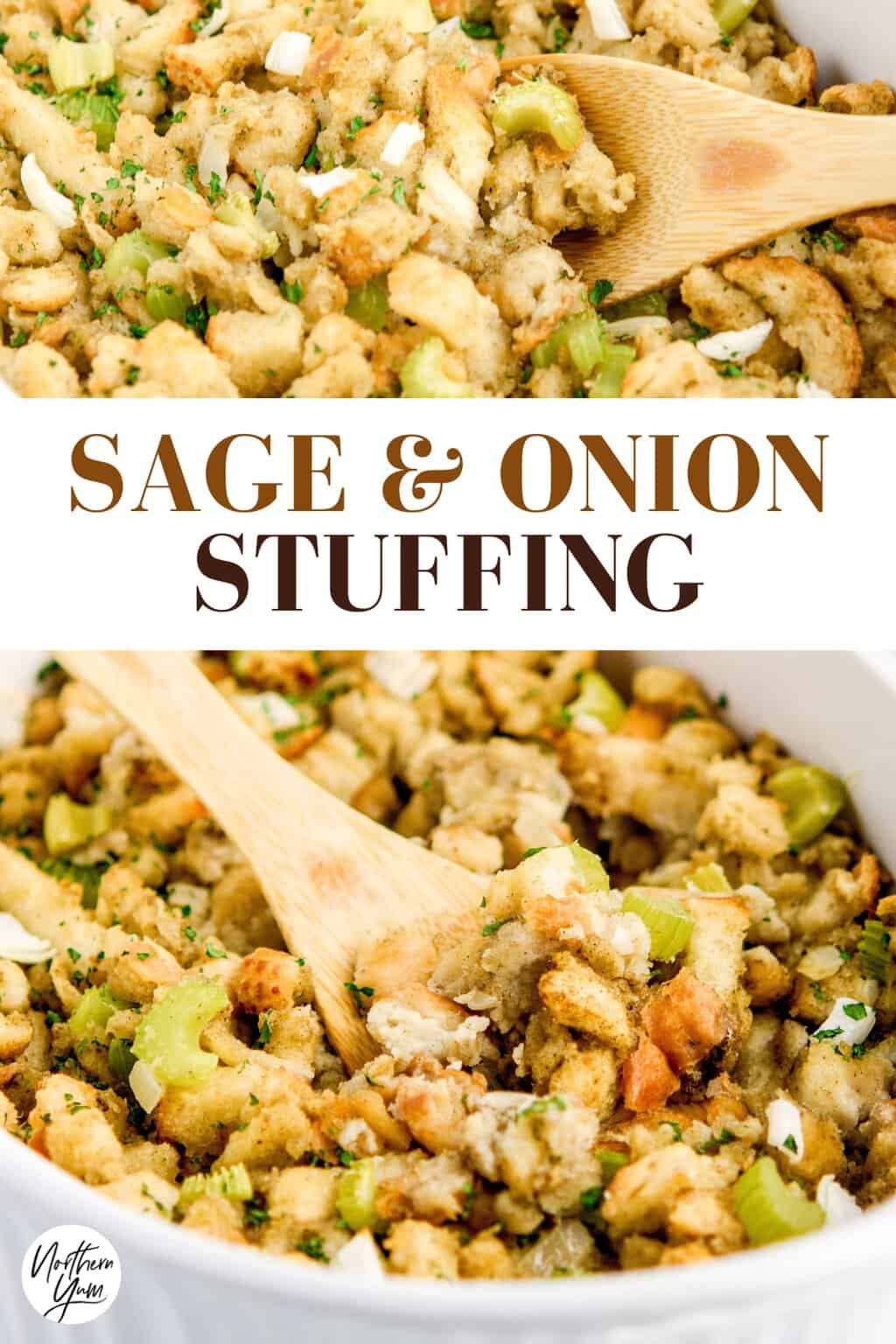 Sage and Onion Stuffing (Classic Recipe with Celery)