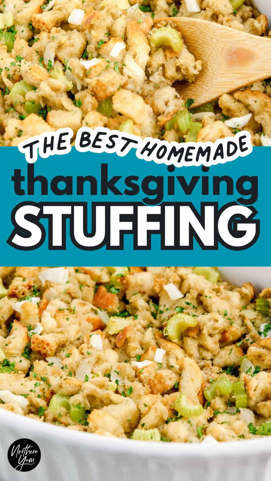Sage and Onion Stuffing (Classic Recipe with Celery)