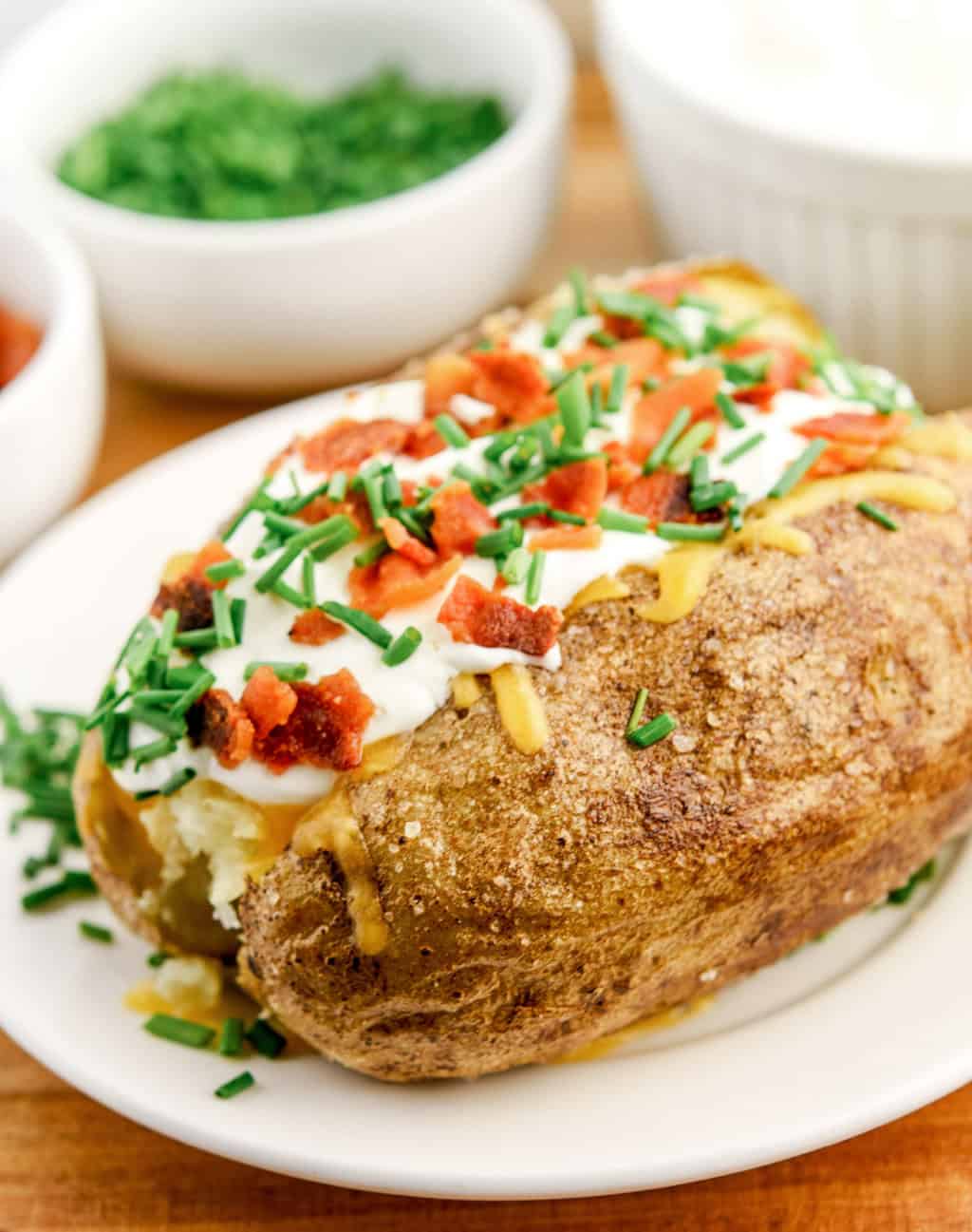 Perfect Baked Potato Recipe (So Easy + Ready in 1 Hour)