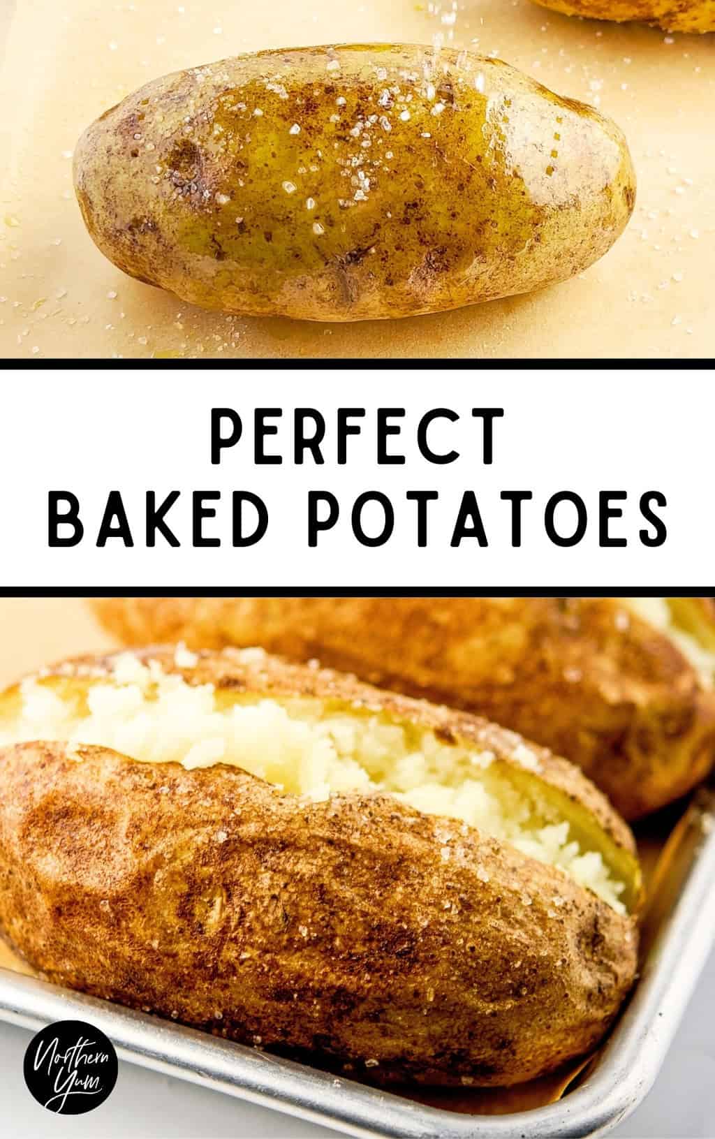 Perfect Baked Potato Recipe (So Easy + Ready in 1 Hour)