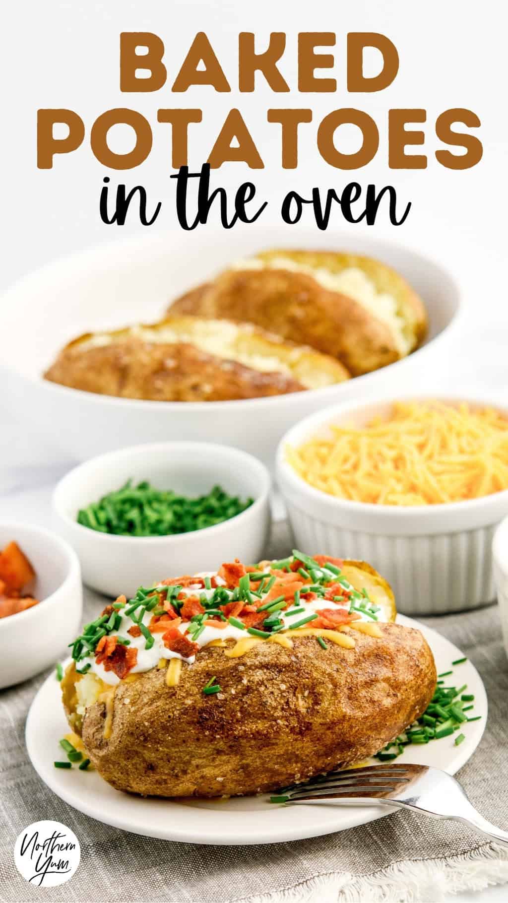Perfect Baked Potato Recipe (So Easy + Ready in 1 Hour)