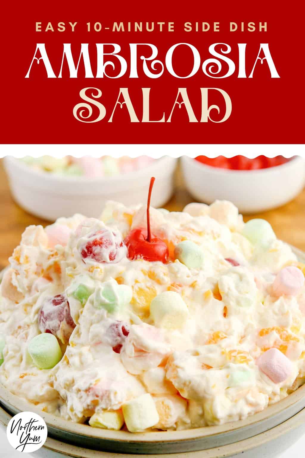 Ambrosia Salad - Classic, Creamy, and Colorful Fruit Salad