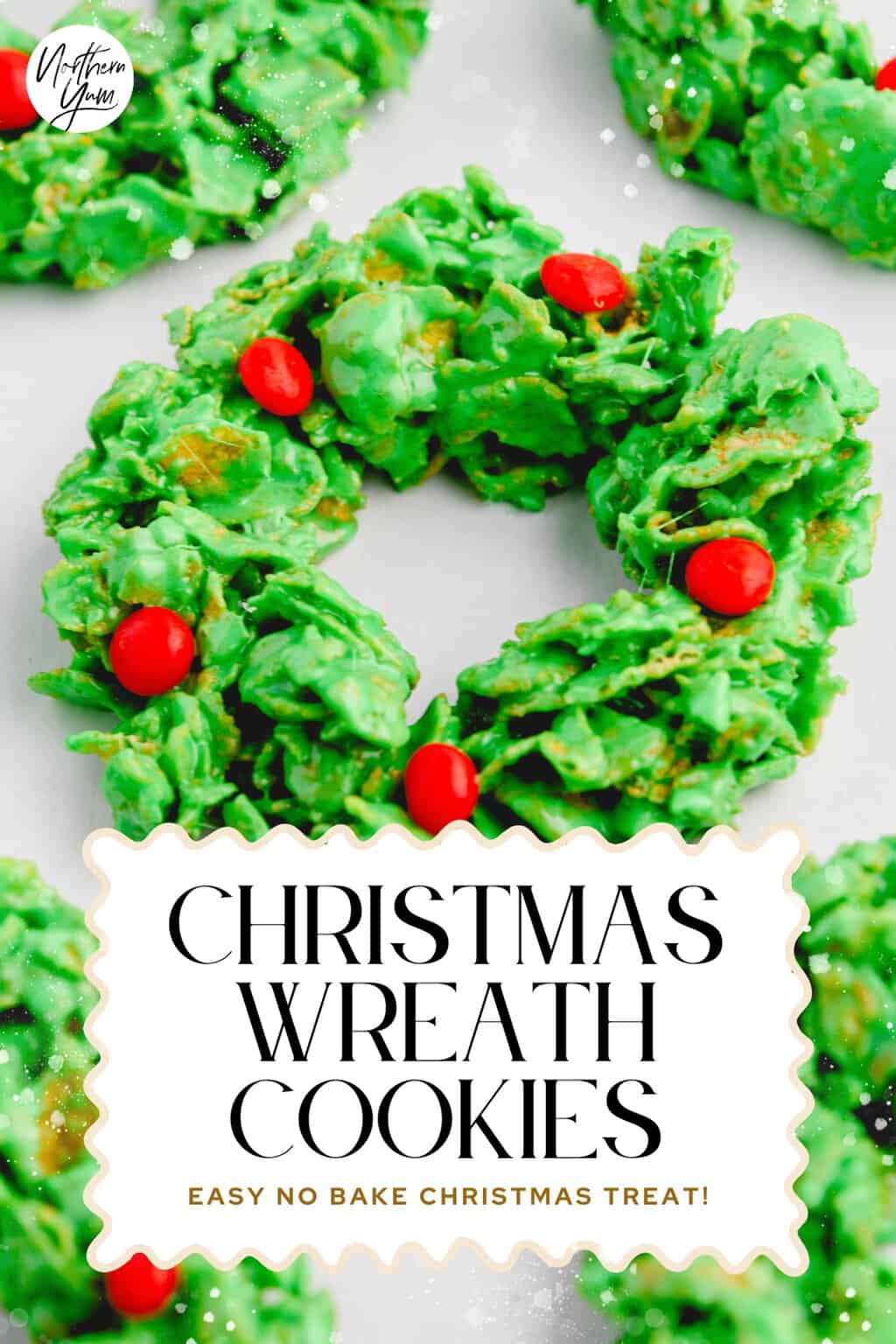 Christmas Corn Flake Wreaths - Easy, No-Bake Holiday Treat