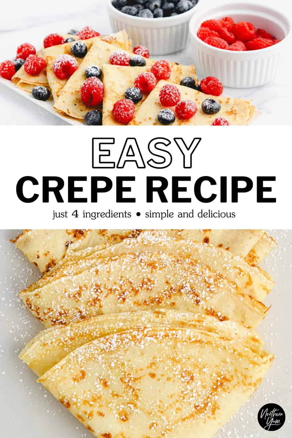 3-2-1 Easy Crepes - the Easiest Crepes Recipe with 3 Ingredients