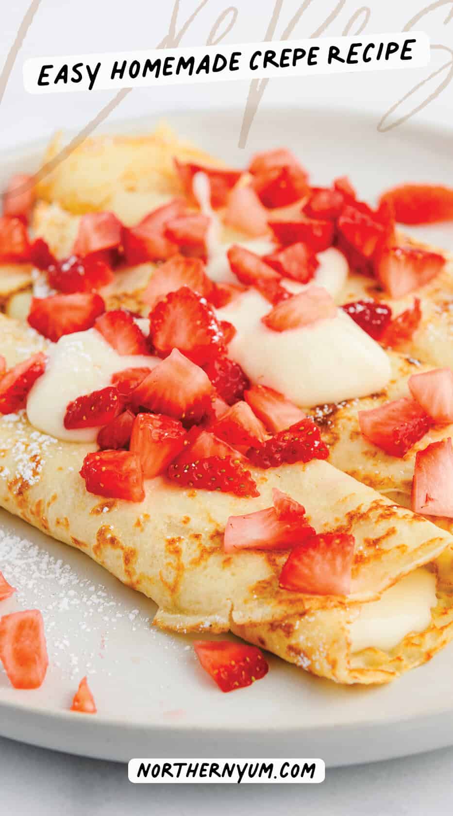 3-2-1 Easy Crepes - the Easiest Crepes Recipe with 3 Ingredients