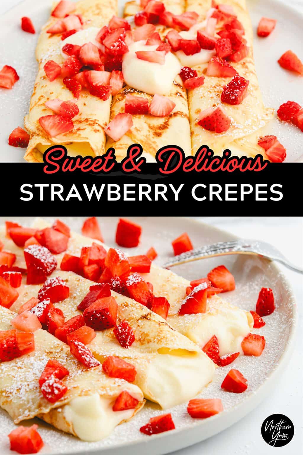 Strawberry Cream Cheese Crepes (Perfect for Brunch!)