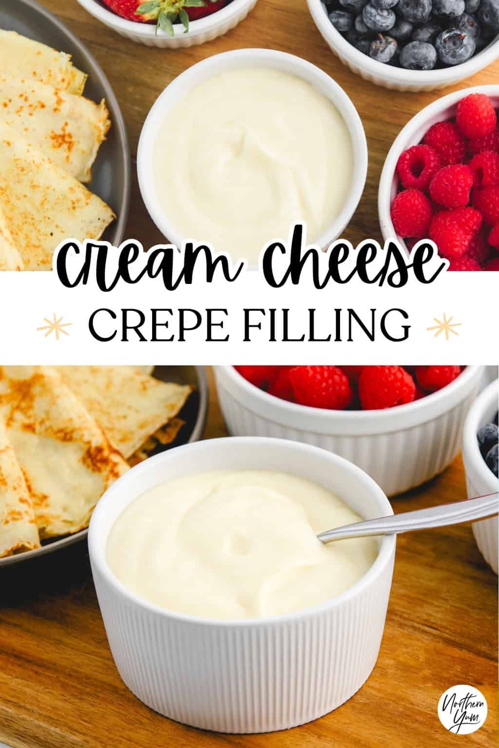 Sweet Cream Cheese Crepe Filling (Must-Have Crepes Topping!)