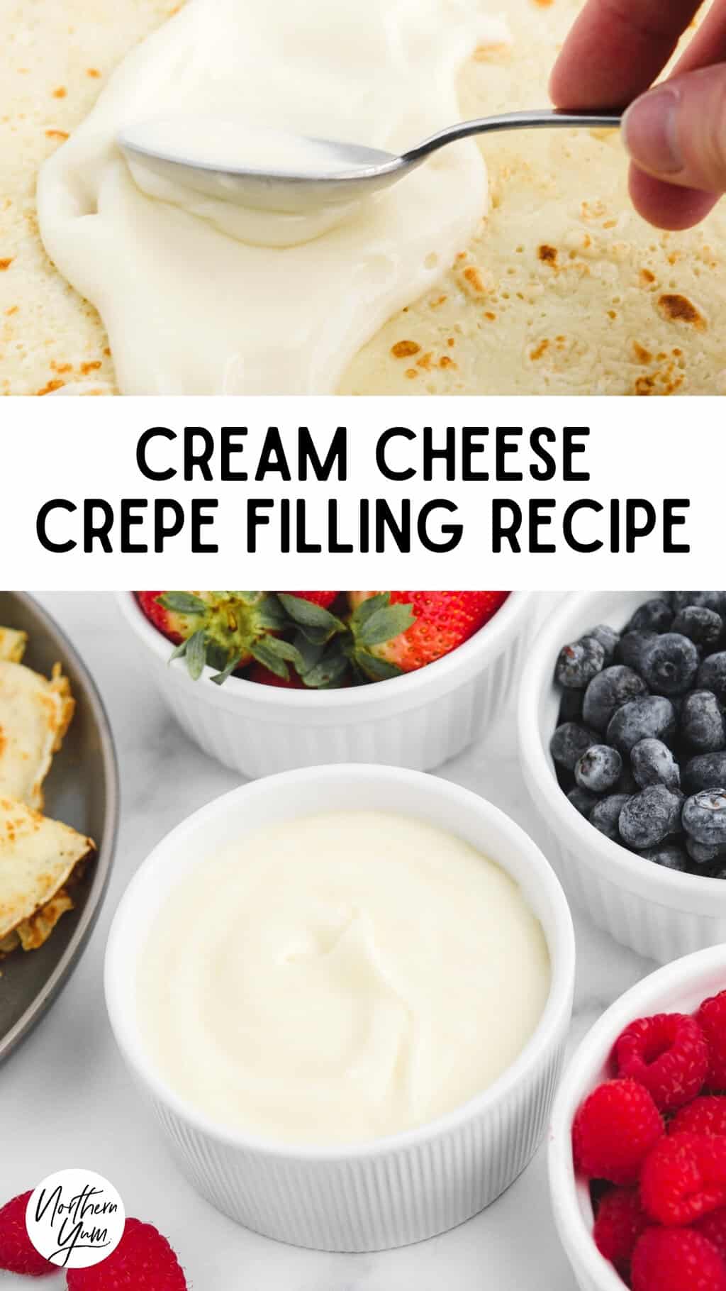 Sweet Cream Cheese Crepe Filling (Must-Have Crepes Topping!)
