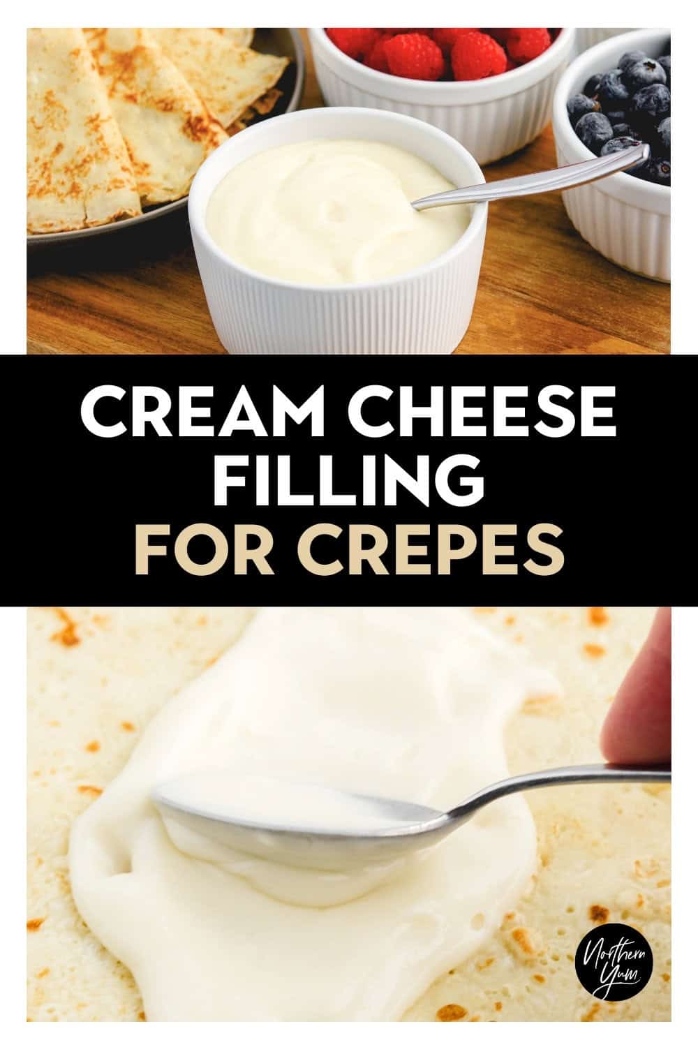 Sweet Cream Cheese Crepe Filling (Must-Have Crepes Topping!)