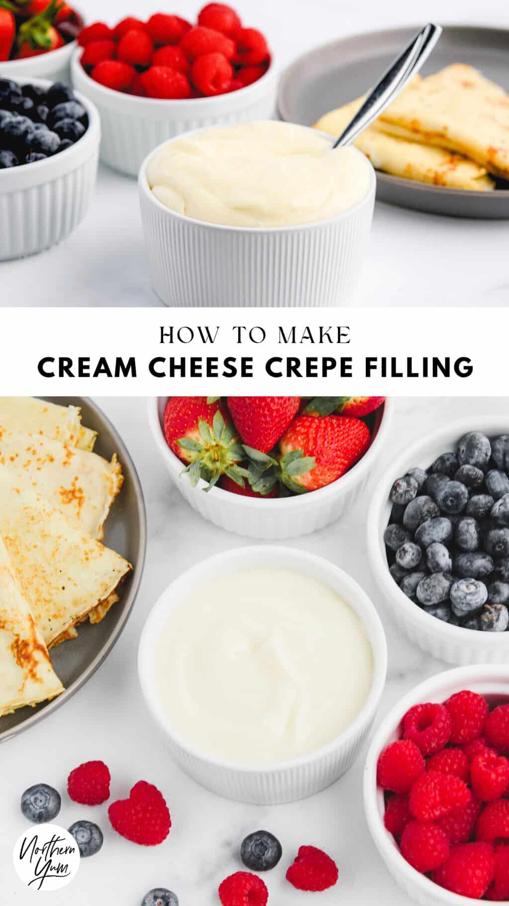 Sweet Cream Cheese Crepe Filling (Must-Have Crepes Topping!)